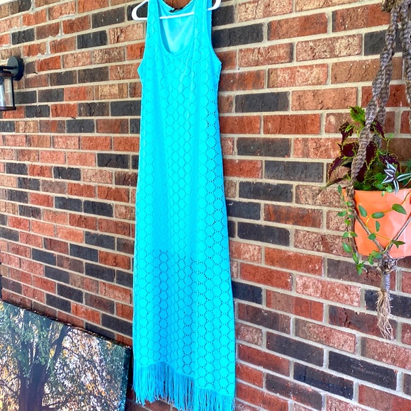 Melissa Paige | Dresses | Melissa Paige Turquoise Maxi Dress | Poshmark